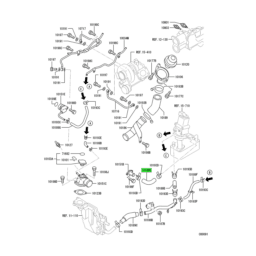 Mitsubishi FUSO® Truck Parts | Cooling | Water Pipe And Thermostat