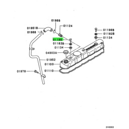 Mitsubishi FUSO® Truck Parts | Engine | Rocker Cover And Breather