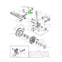 Mitsubishi FUSO® Truck Parts | Axle | Front Axle Hub And Drum