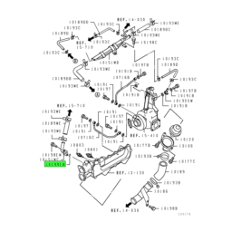 Mitsubishi FUSO® Truck Parts | Cooling | Water Pipe And Thermostat