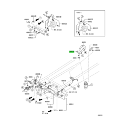 Mitsubishi FUSO® Truck Parts | Steering | Power Steering Oil Line