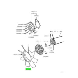Mitsubishi FUSO® Truck Parts | Cooling | Water Pump And Fan
