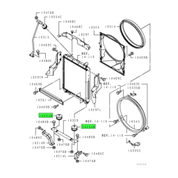 Mitsubishi FUSO® Truck Parts | Cooling | Radiator Support And Shroud