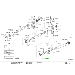 Mitsubishi FUSO® Truck Parts | Propeller Shaft | Rear Propeller Shaft ...