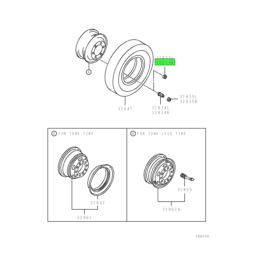 Mitsubishi FUSO® Truck Parts | Wheel and Tire | Wheel And Tire