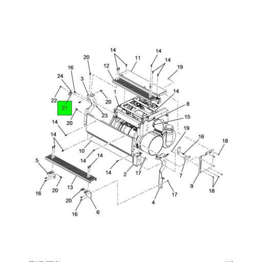 3570838C1 Navistar International | Hose and Cable Saddle Guide - 10 ...