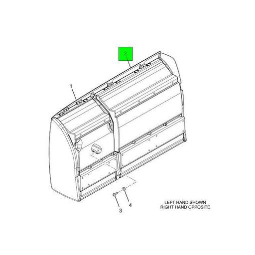 4300042C91 Navistar International | Airline Console Box Double Assembly ...