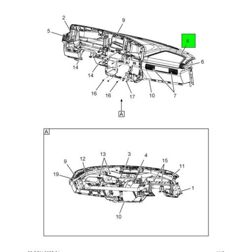 3765098C2 Navistar International | Fuse Door Panel Assembly | Source ...
