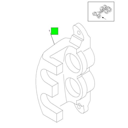 2605823C91 Navistar International | Brake Caliper Cylinder 66 mm ...