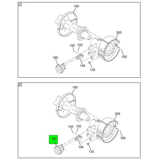 ZZGC3036 Navistar International | Brake Chamber Combination 3036-30-36 ...