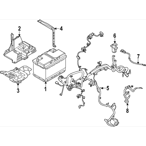 PZ3Z10C679D Ford | Battery Control Module Management System | Source ...