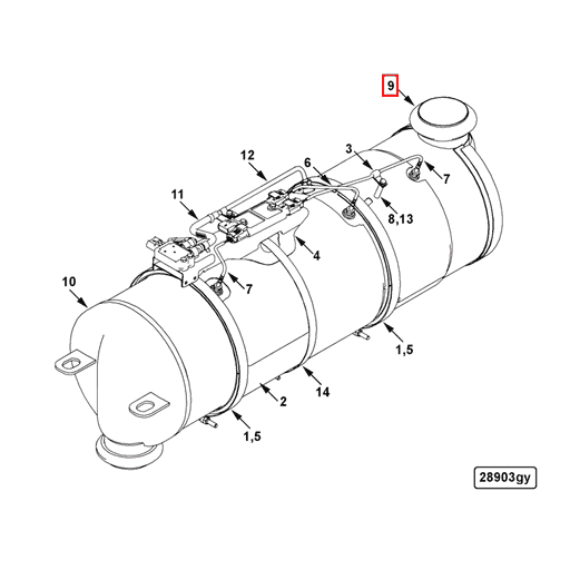 2880518 Cummins | Inlet Catalyst Module | Source One Parts Center