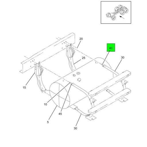 582107C2 Navistar International | Adjustable Tank Mounting Eye | Source ...