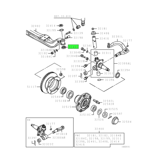 MB025396 Mitsubishi FUSO | Kingpin Bearing | Source One Parts Center