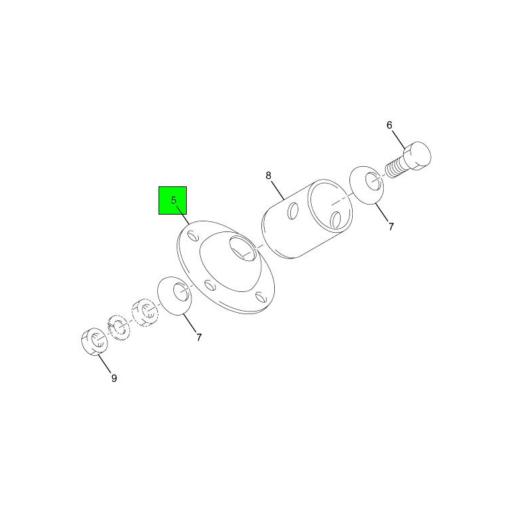 1762000 IC Bus | BASE STANCHION FITTING | Source One Parts Center
