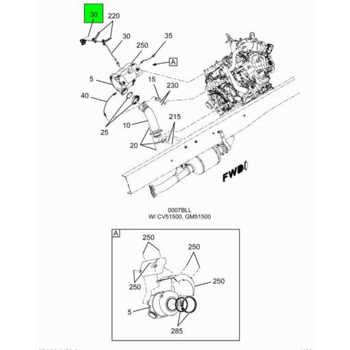 6042370C1 Navistar International | NOx Sensor Assembly Position 1 ...