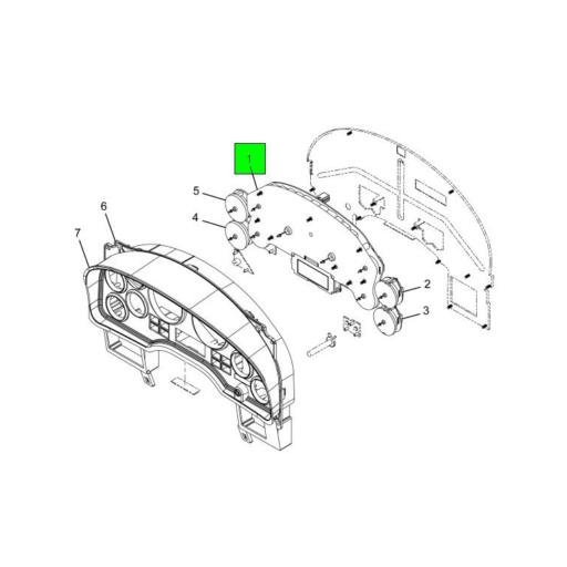 2604695C98 Navistar International | Left Cluster Housing Black SP E/E ...
