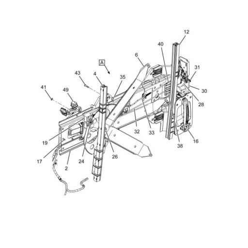 3713146C96 Navistar International | Cab Door Right-Hand Hardware ...