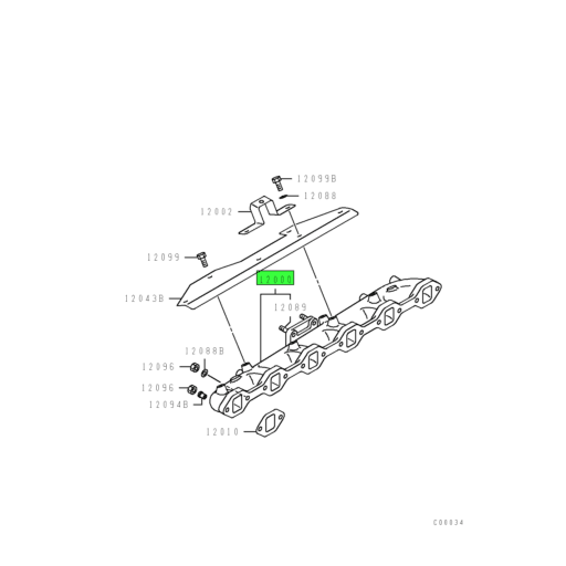 ME083610 Mitsubishi FUSO | Exhaust Manifold | Source One Parts Center