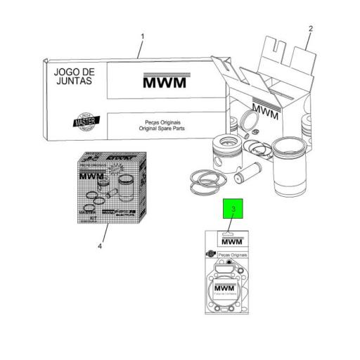 2591548C91 Navistar International | Upper Gasket Set | Source One Parts ...