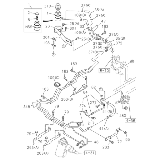 8-98171-278-0 Isuzu | P/s Fluid R Hose | Source One Parts Center