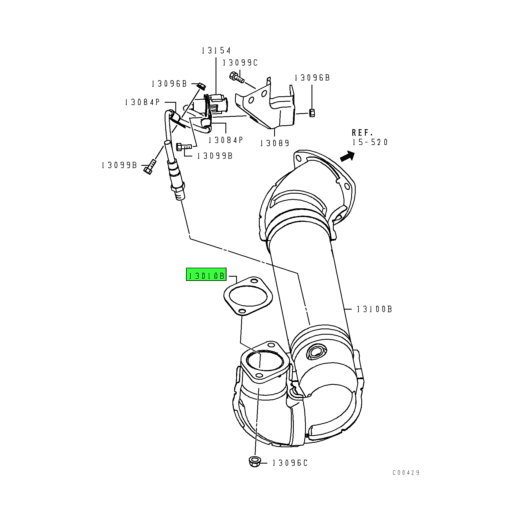 ME556558 Mitsubishi FUSO | Exhaust Pipe Gasket | Source One Parts Center