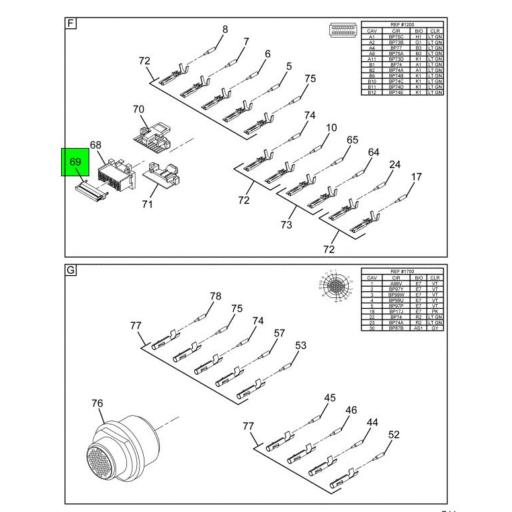 3533834C1 Navistar International | 36-Pin 100-Watt Body Connector ...