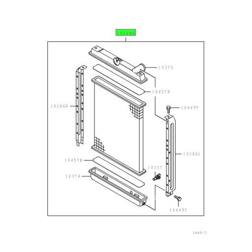 ME292313 Mitsubishi FUSO | Radiator Assembly | Source One Parts Center