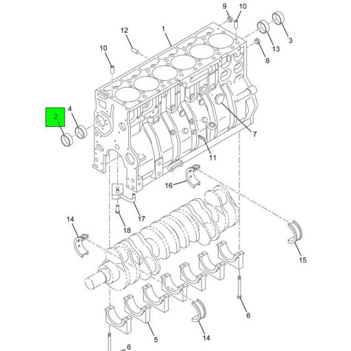 1832362C1 Navistar International | BEARING CAM FRONT | Source One Parts ...