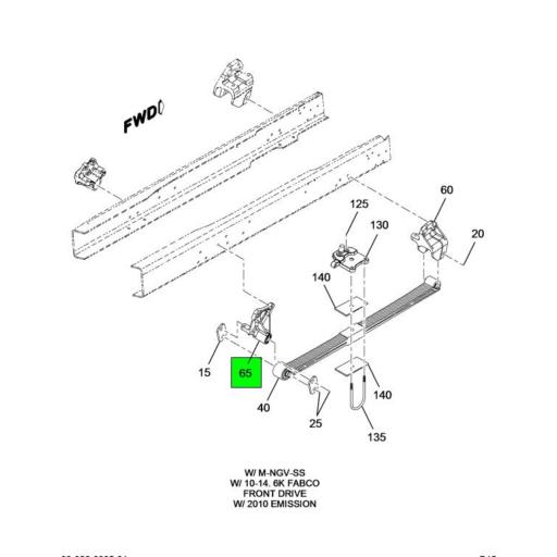4054967C93 Navistar International | SUPPORT FRONT SPRING REAR FRONT ...