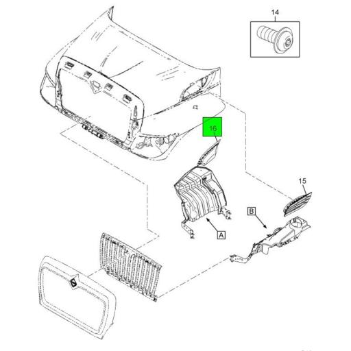 3622628C1 Navistar International | Grille Assembly Air Intake Right ...