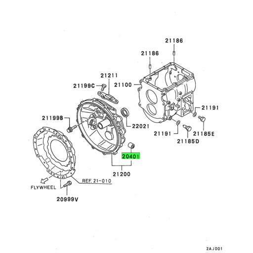 ME628489 Mitsubishi FUSO | Clutch Release Fork Shaft Bearing | Source ...