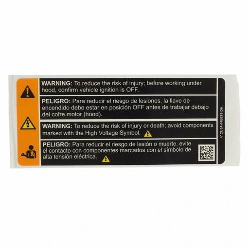 CU5Z14B218D Ford | Decal Starter Stop / Start System | Source One Parts ...