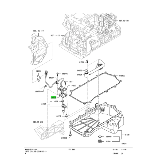 QC000410 Mitsubishi FUSO | Engine Oil Level Sensor Gasket | Source One ...