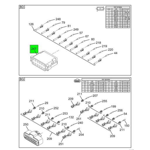 3601924C1 Navistar International | 16-Way Body Connector | Source One ...