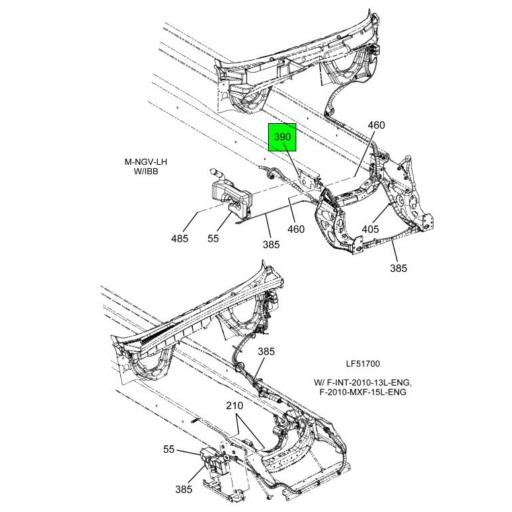 4271389C2 Navistar International | Washer Bottle Assembly Support CBE1 ...