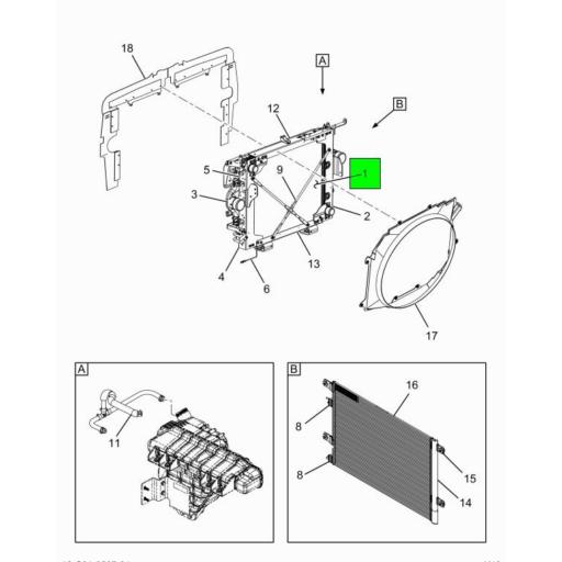 2519385C91 Navistar International | Radiator Assembly Core and Tanks ...