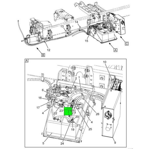 476074C1 Navistar International | Battery Terminal Nut 3/8-16 UNC - 8 ...