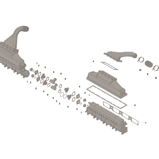 4955369 | Cummins® | Aftercooler Gasket Kit | Source One Parts Center