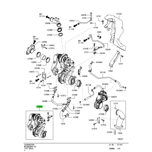 QC000440 Mitsubishi FUSO | Turbocharger Assembly | Source One Parts Center