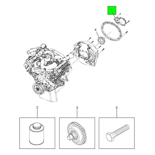 1838978C92 Navistar International | Carrier Assembly Crankshaft Rear ...