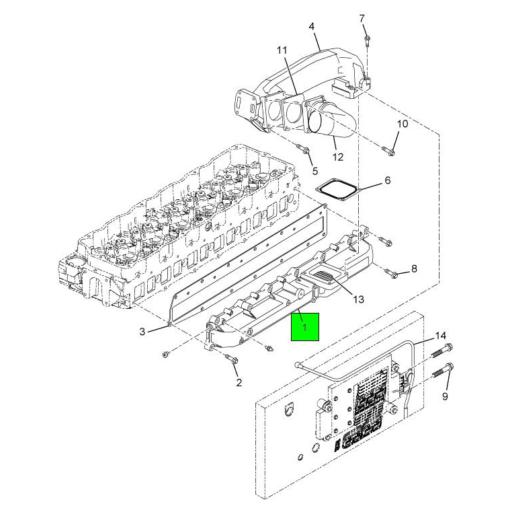 1847976C91 Navistar International | Intake Manifold | Source One Parts ...