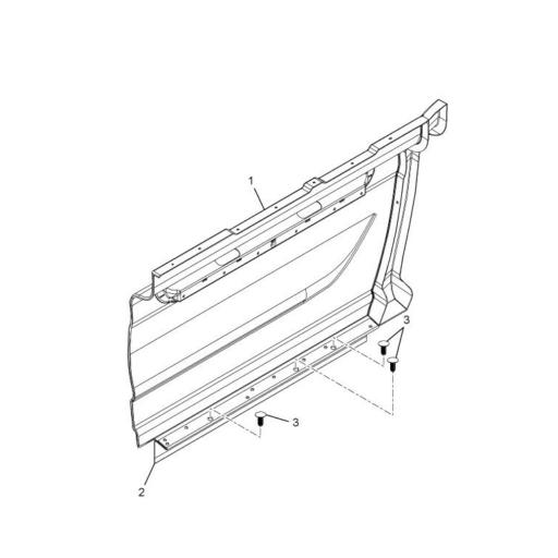 3726599C91 Navistar International | Panel Assembly Right Chassis Skirt ...