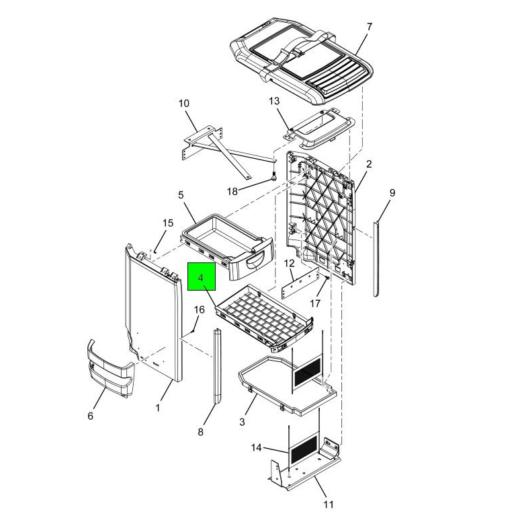 3934324C93 Navistar International | Work Surface Panel Assembly ...