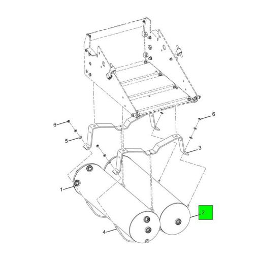 3855058C1 Navistar International | Air Pressure Tank | Source One Parts ...