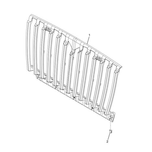 3613679C91 Navistar International | Fixed Chrome Grille Assembly ...