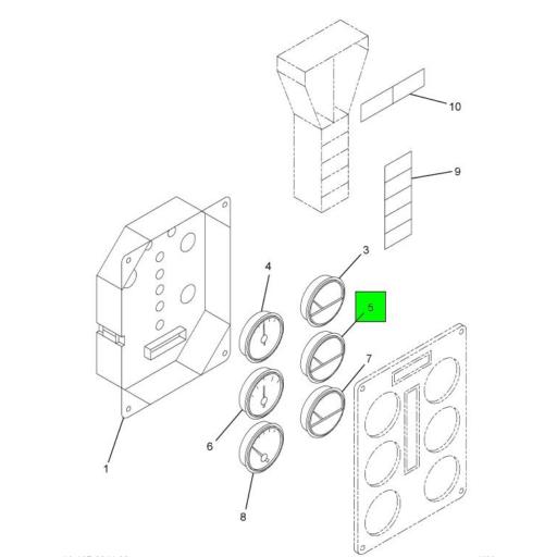 500503C2 Navistar International | Oil Pressure Gauge Receiver English ...