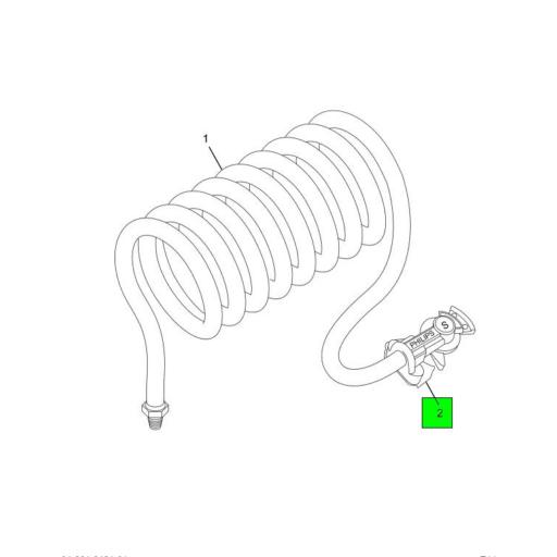 2592933C91 Navistar International | COUPLING ANODIZED GLADHAND BLUE ...