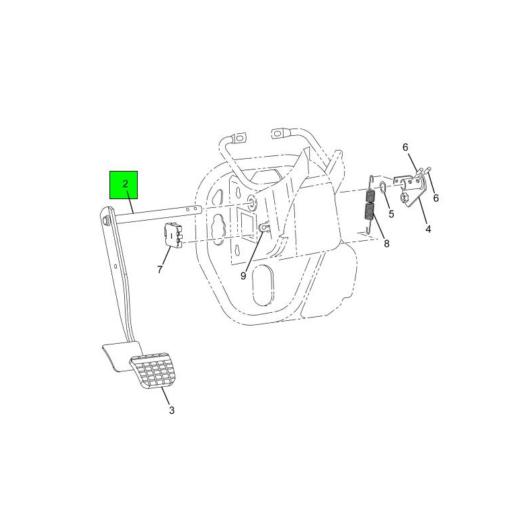 2591704C1 Navistar International | Clutch Pedal Kit | Source One Parts ...