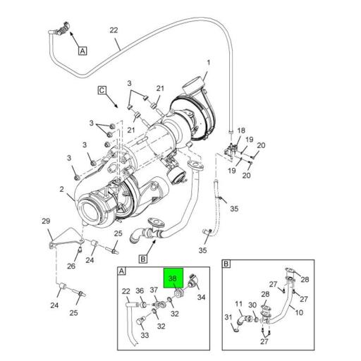 3008818C1 Navistar International | M16 Bulkhead Fitting | Source One ...